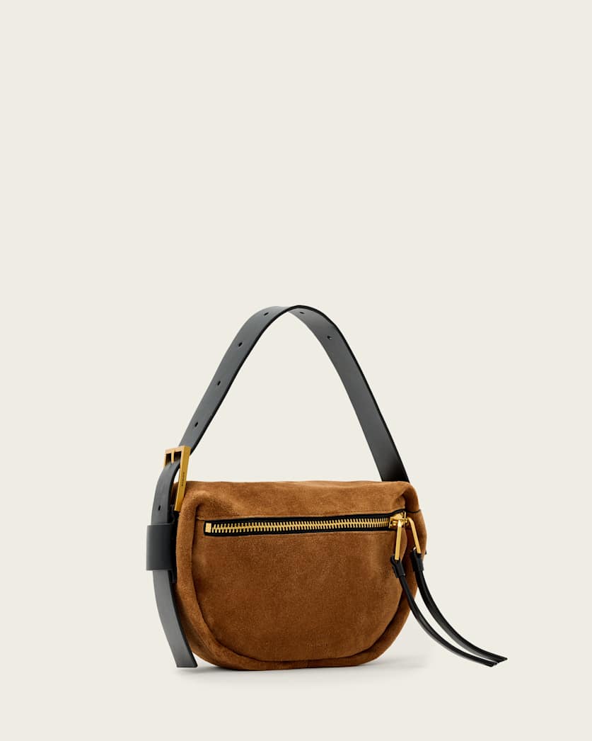 Noemie Mini Shoulder Bag TOBACCO BROWN | ALLSAINTS